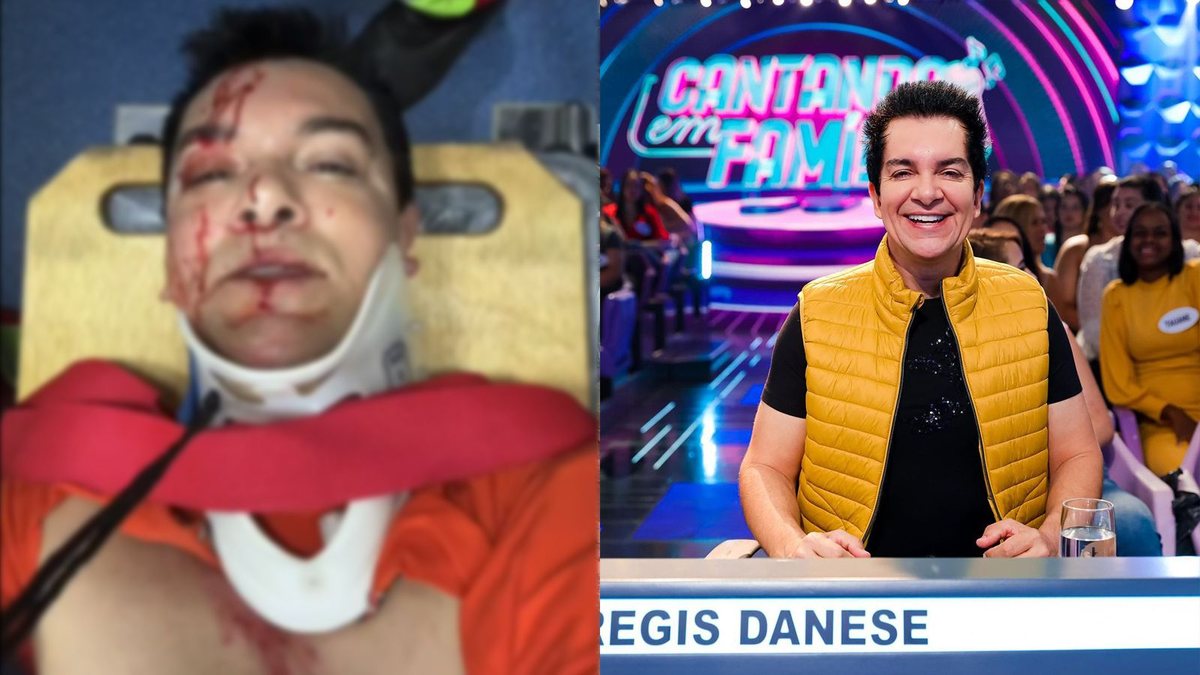Cantor Regis Danese sofre acidente de carro a caminho de show | ASSISTA