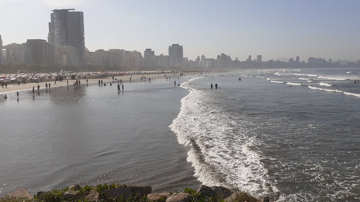 Três cidades do litoral de SP seguem com todas as praias impróprias para banho