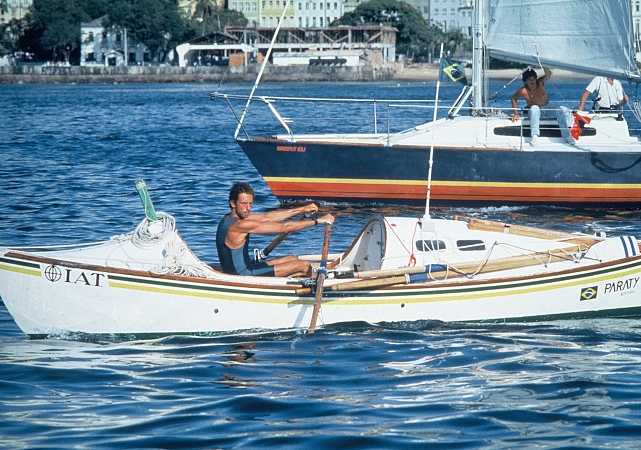 Exposição gratuita do navegador Amyr Klink chega em Santos